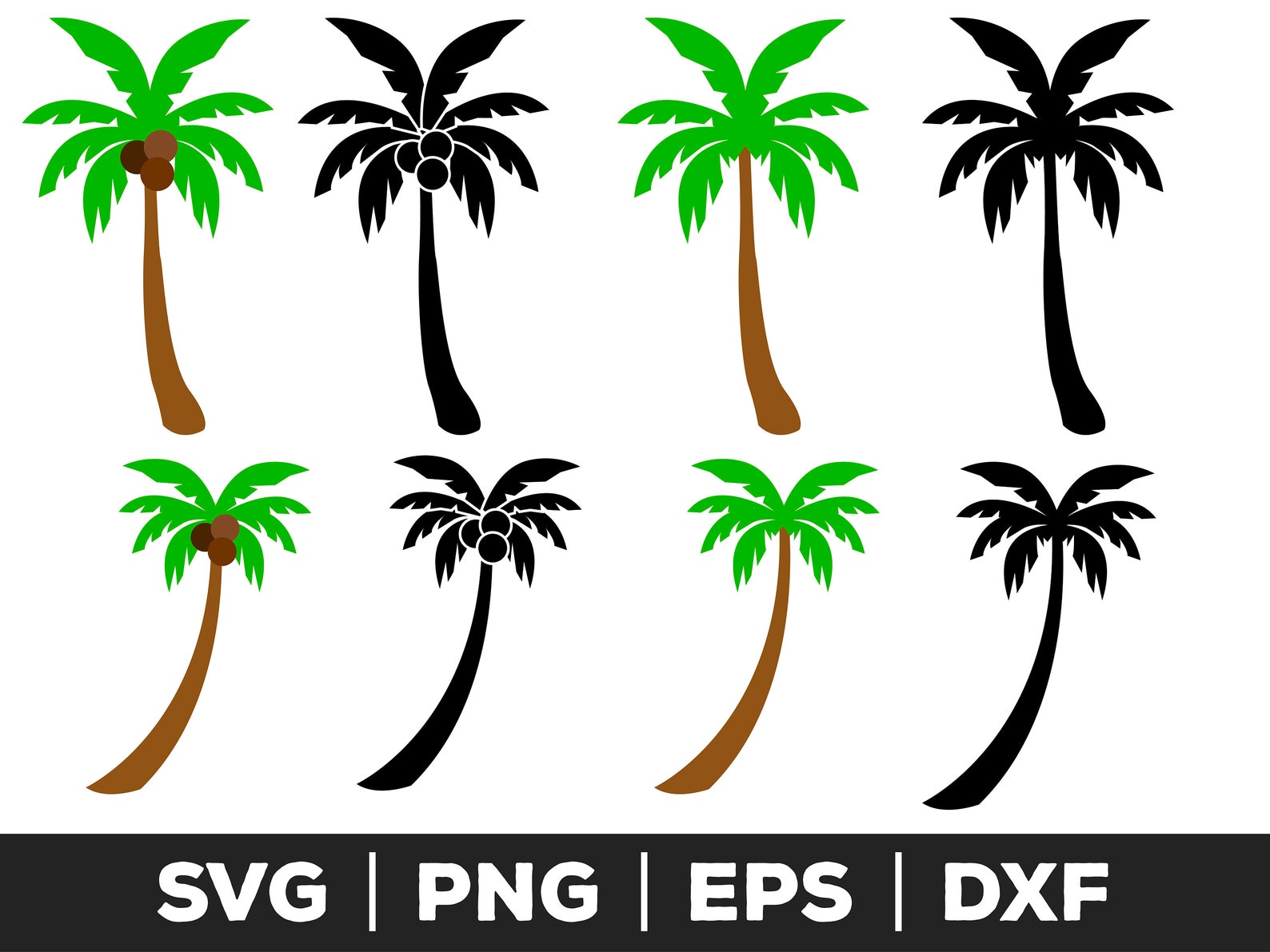 Palm Tree Svg, Palm Tree Png, Palm Tree Eps, Palm Tree Clipart, Palm ...