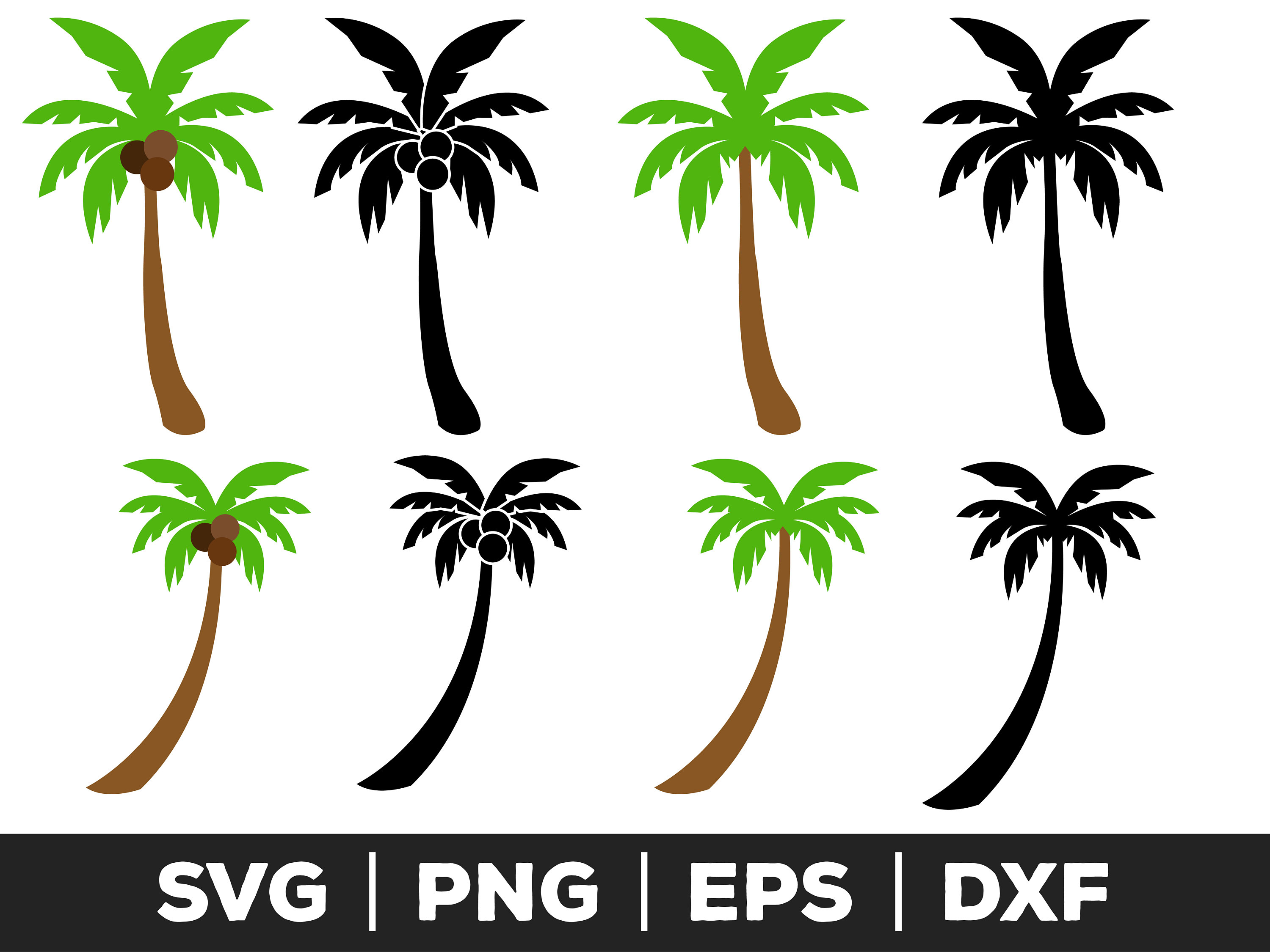 Palm Tree Svg, Palm Tree Png, Palm Tree Eps, Palm Tree Clipart, Palm ...