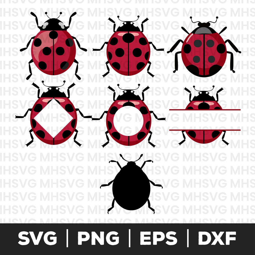 Ladybug Svg,ladybug Png,ladybug Eps,ladybug Dxf,lady Bug,cut File,cute ...