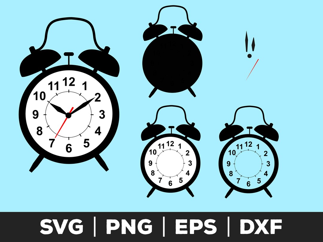 Clock Svg File for Cricut and Silhouette, Time Svg, Watch Svg, Vintage ...