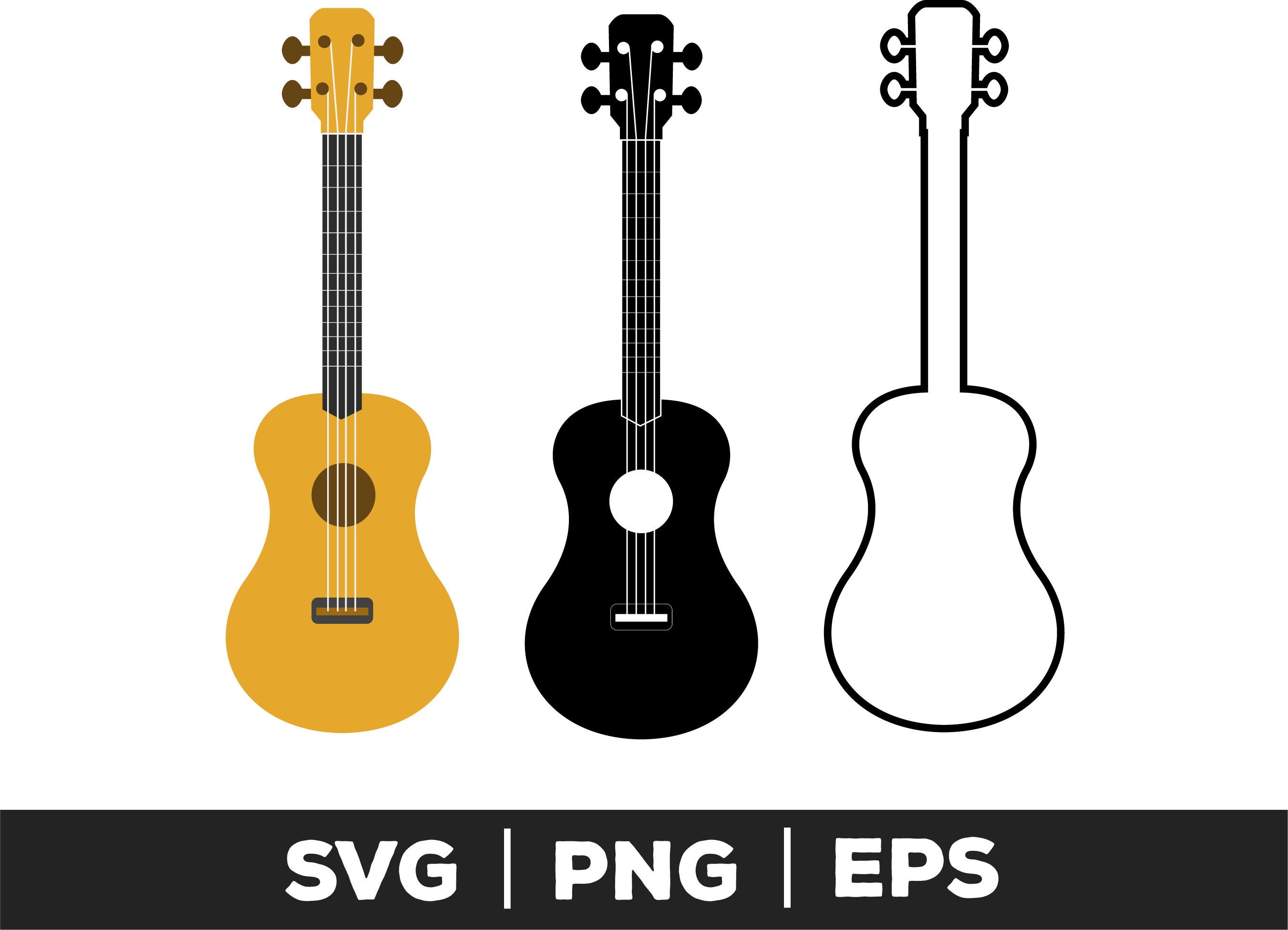 Ukulele Svg, Png, Eps, Hawaii Svg, Music Svg, Music Teacher Svg ...