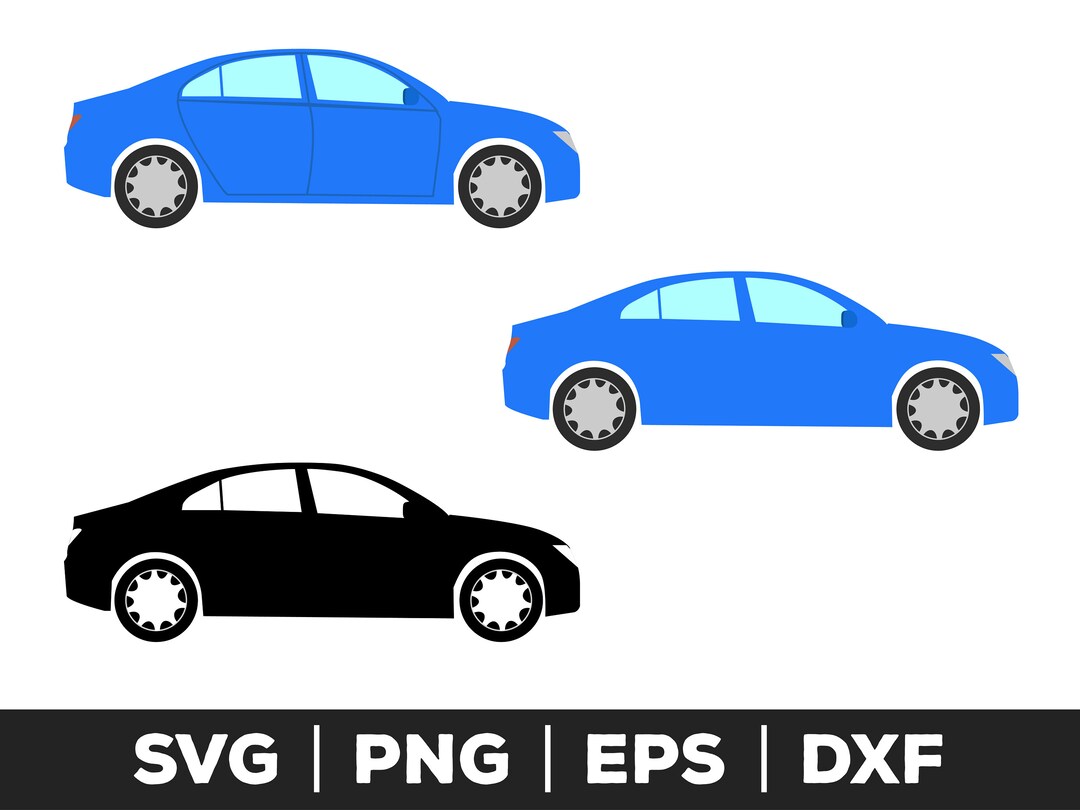 Sedan Car SVG, Sedan Car PNG, Sedan Car EPS, Sedan Car Clip Art, Sedan ...