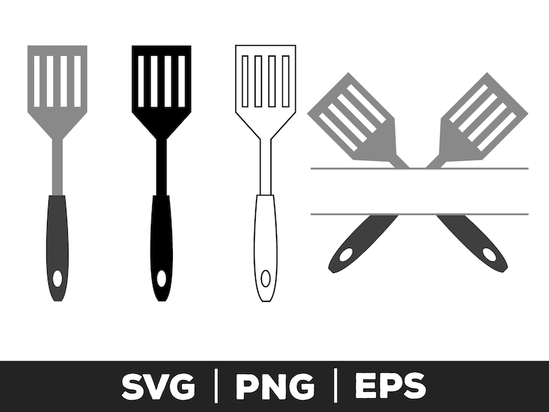 Spatula Svg, Png, Eps, Spatula Clipart, Spatula Cut File, Spatula ...
