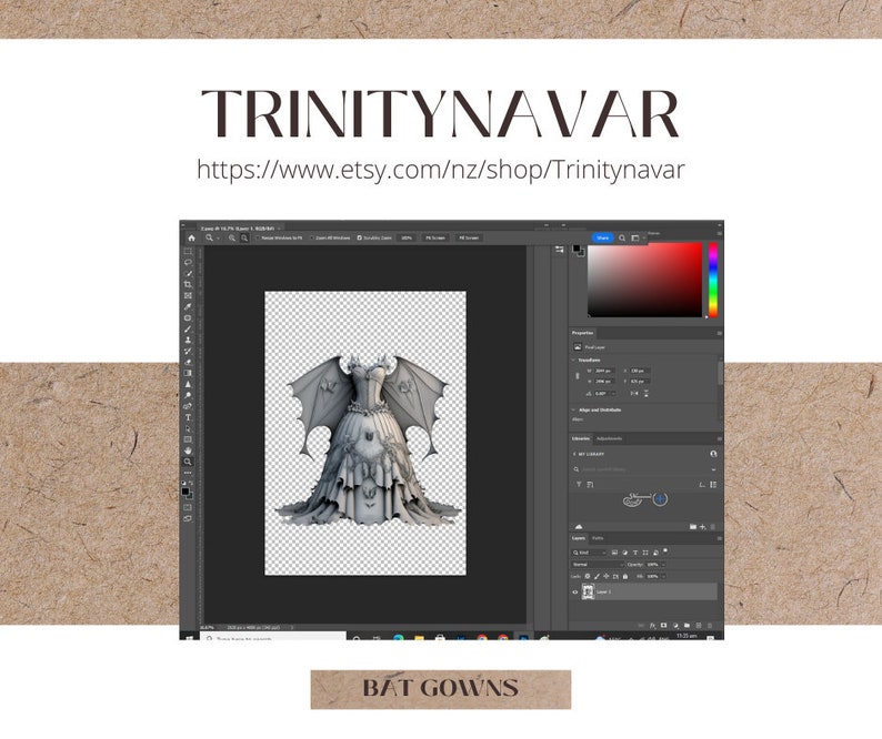 Halloween Bat Dress Overlays, Fantasy Wardrobe, Digital Fashion ...