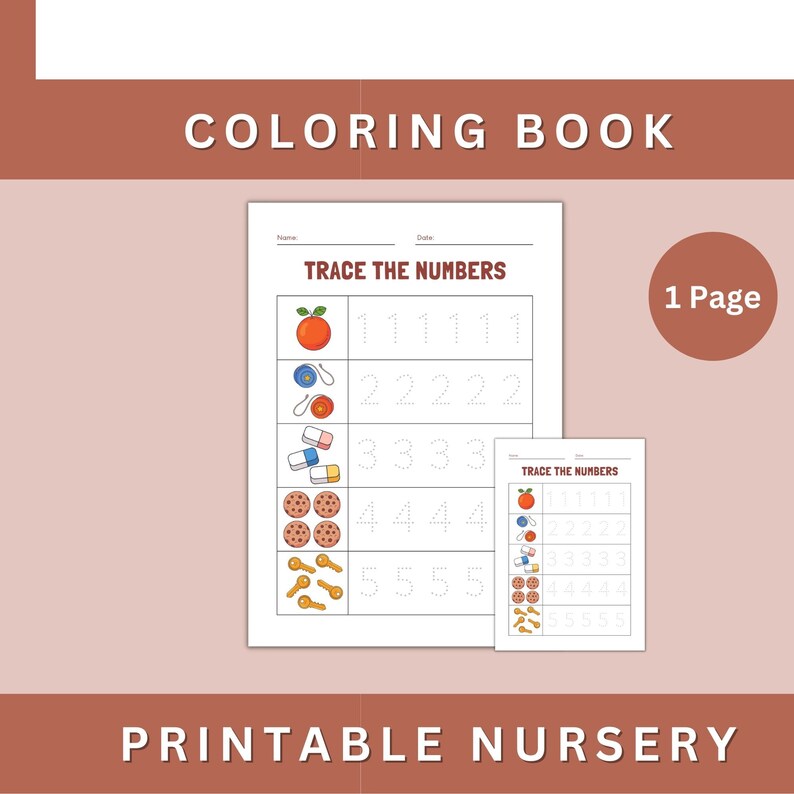 Printable Numbers Coloring Pages, Coloring Page, Preschool Activities ...