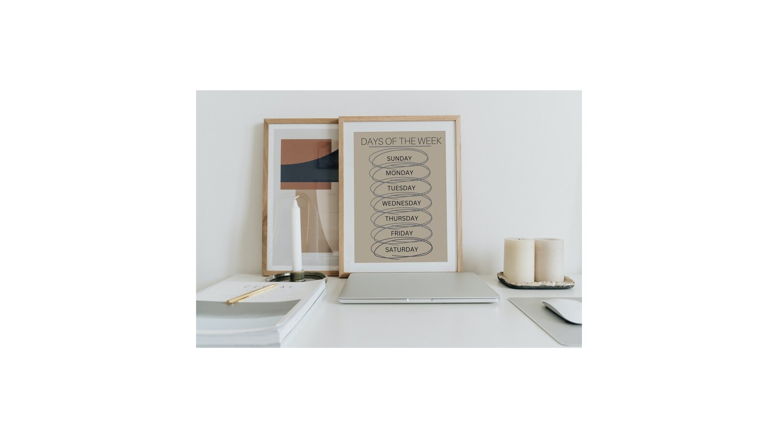 Printable Days of the Week Learning Poster Classroom Toddler - Etsy