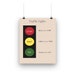 Printable Traffic Light Poster, Kids Learning Poster, Playroom ...