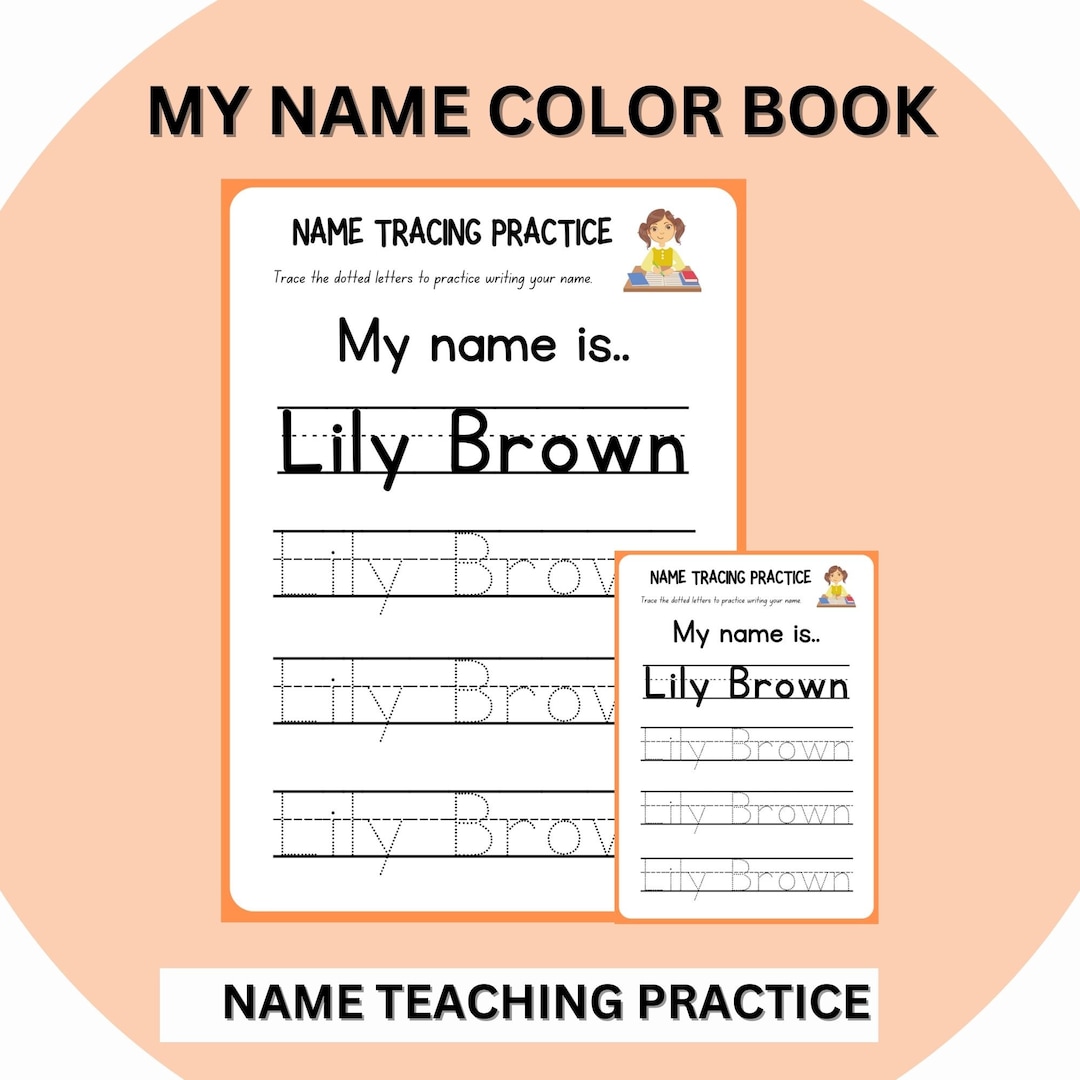Custom Name Tracing Worksheets, Personalized Name Writing Sheets ...
