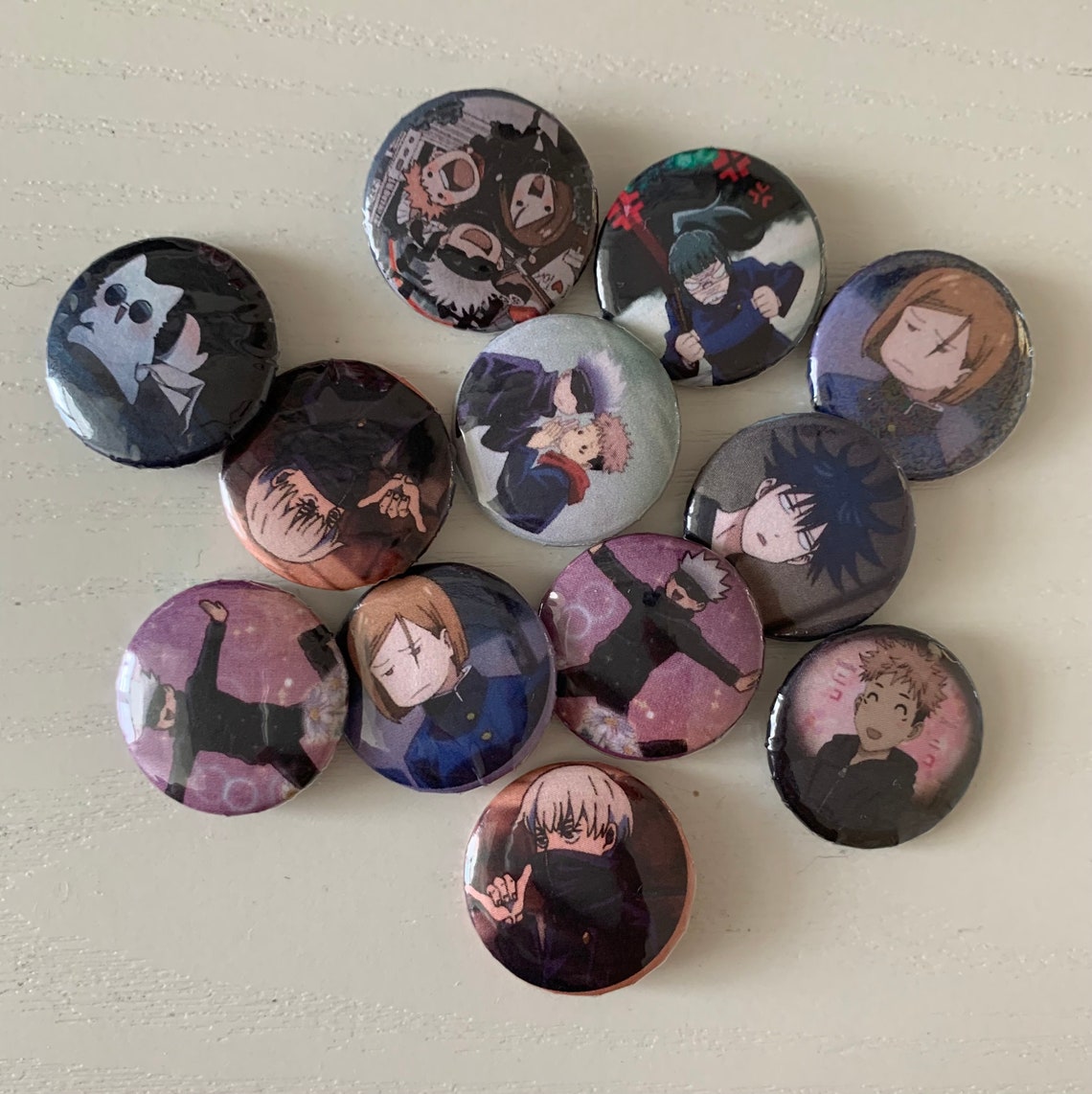 Jujutsu Kaisen Anime Buttons Pins Badges Etsy