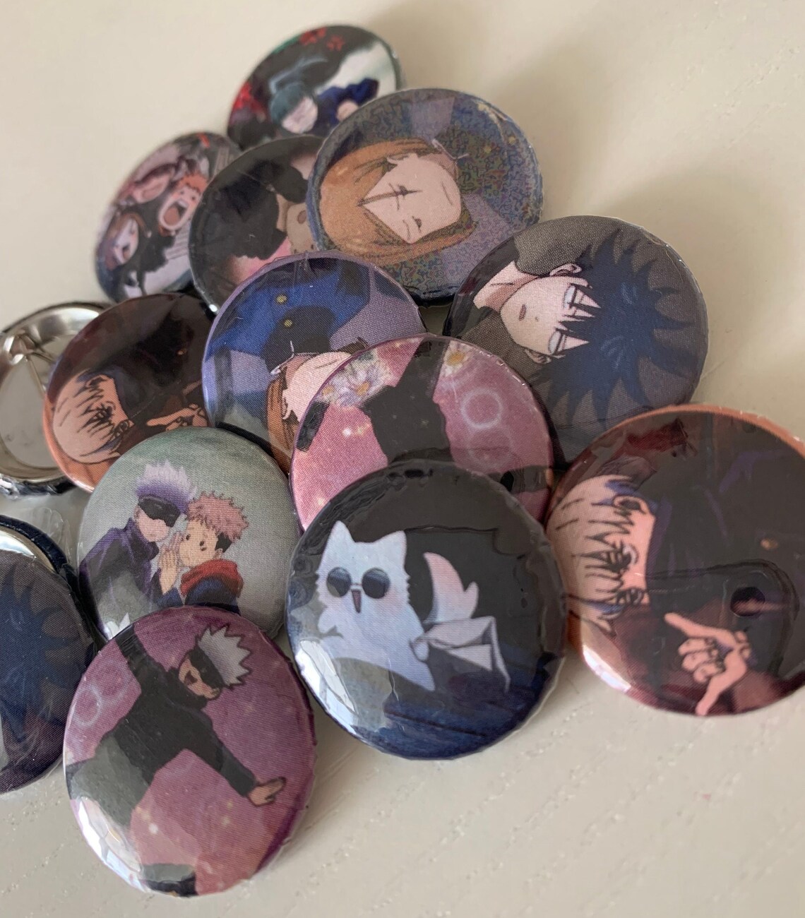 Jujutsu Kaisen Anime Buttons Pins Badges Etsy