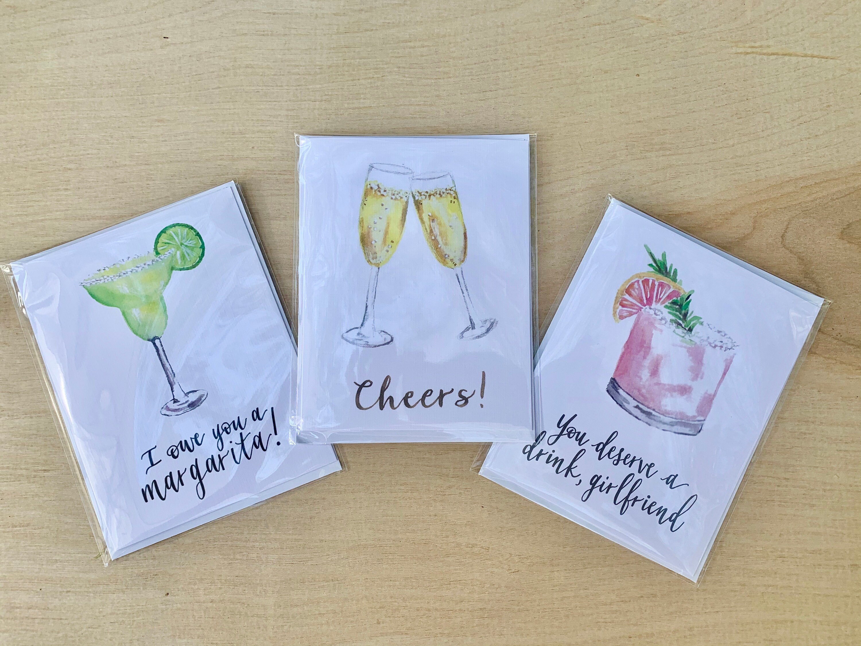 Greeting Card - Cheers! Blank Card for Any Occasion (bridal Shower ...