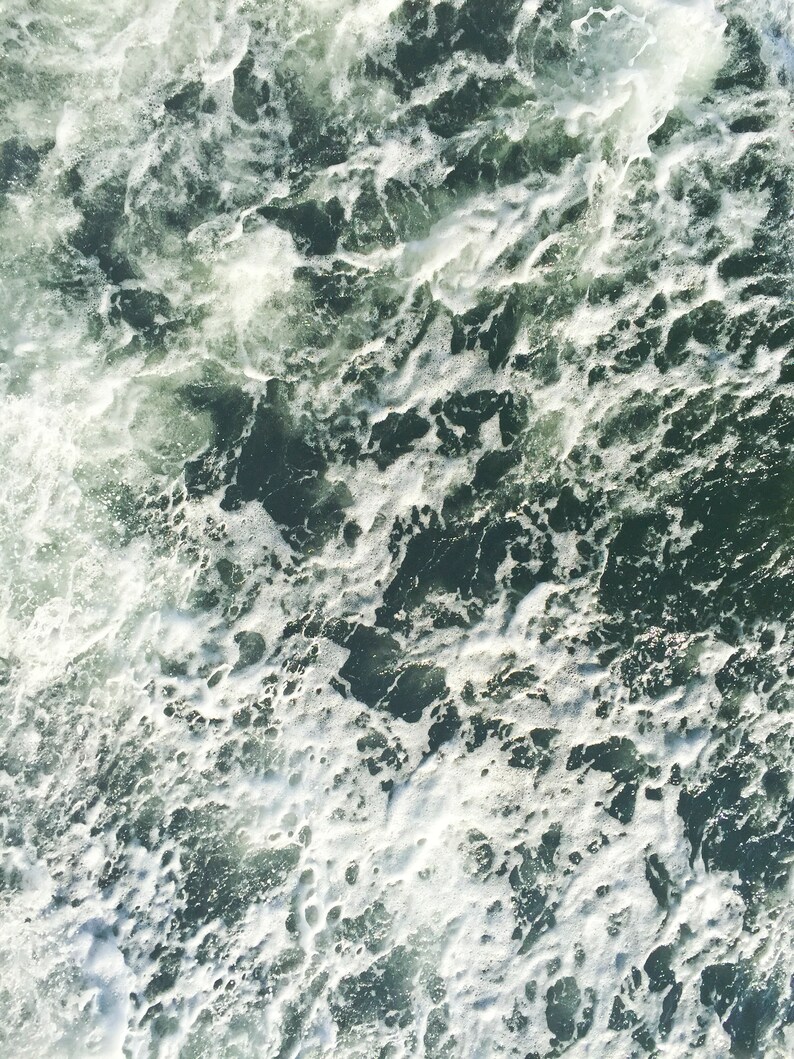 Set of 3 Ocean Wave Prints, Ocean Waves Triptych, Coastal Photo Prints ...