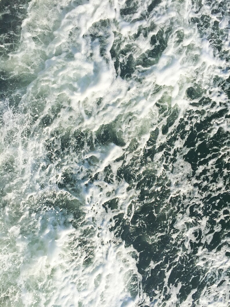 Set of 3 Ocean Wave Prints, Ocean Waves Triptych, Coastal Photo Prints ...