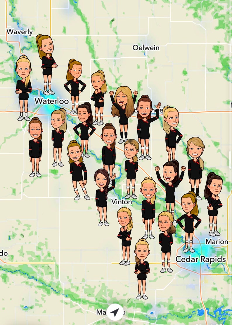 Personalised Bitmoji Illustrations - Etsy