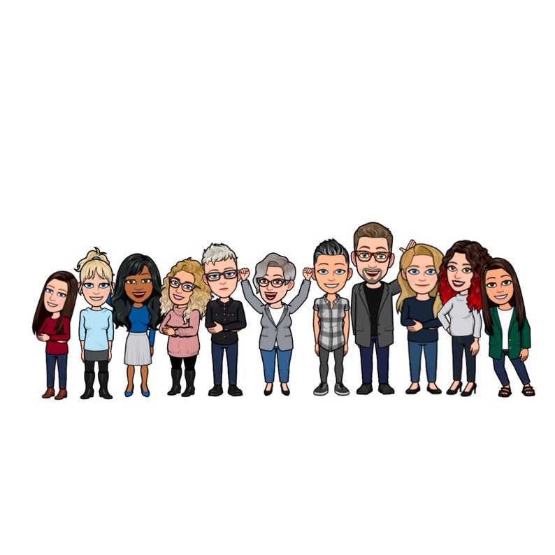 Personalised Bitmoji Illustrations - Etsy