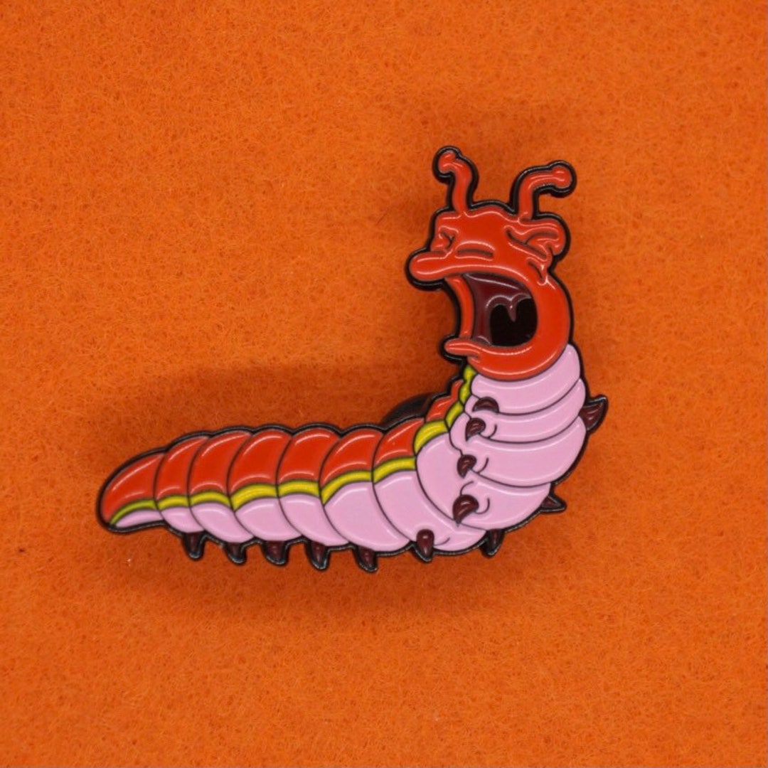 The Simpsons Screamapillar Enamel Pin - Etsy