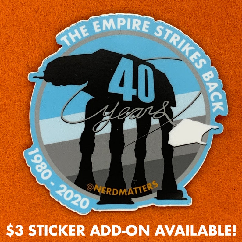 ESB 40th Anniversary Patch and Sticker | Etsy