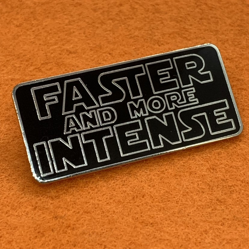 George Lucas Faster and More Intense Enamel Pin - Etsy