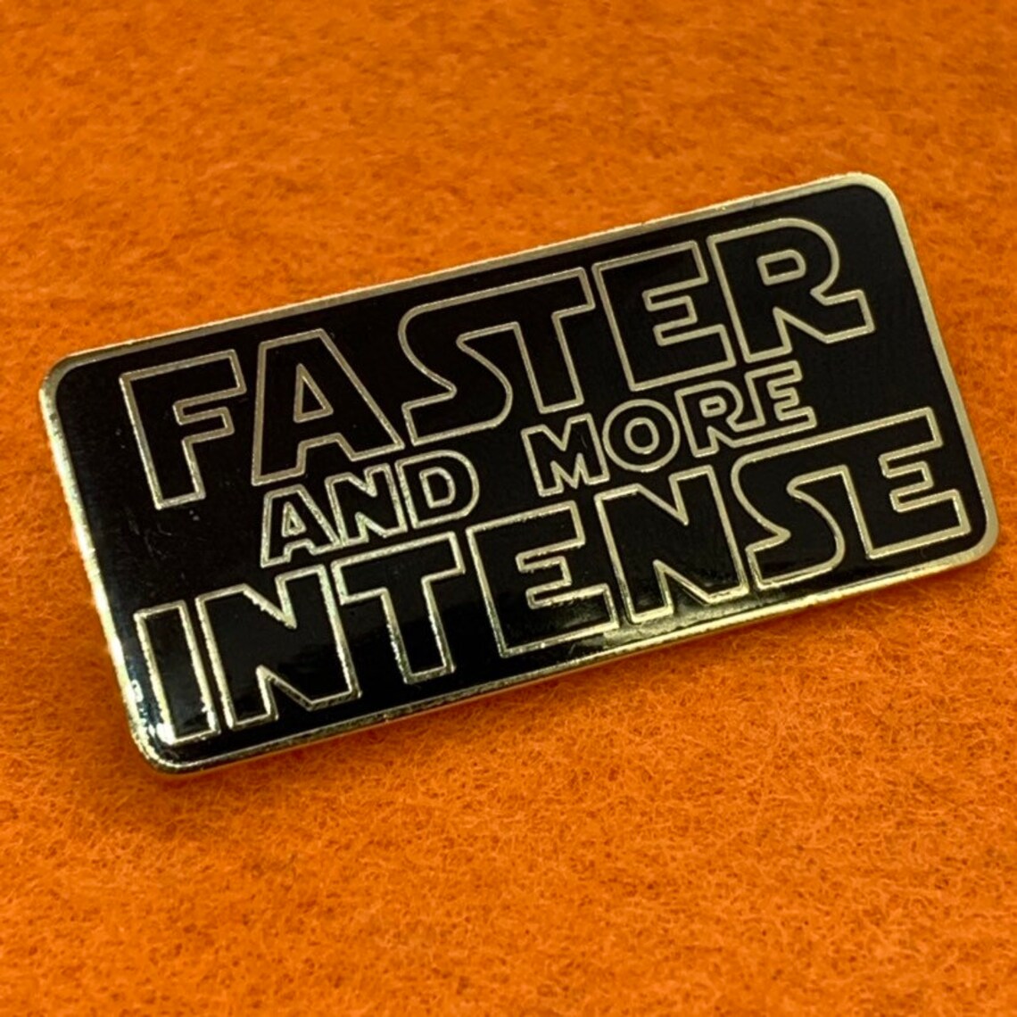 George Lucas Faster and More Intense Enamel Pin - Etsy