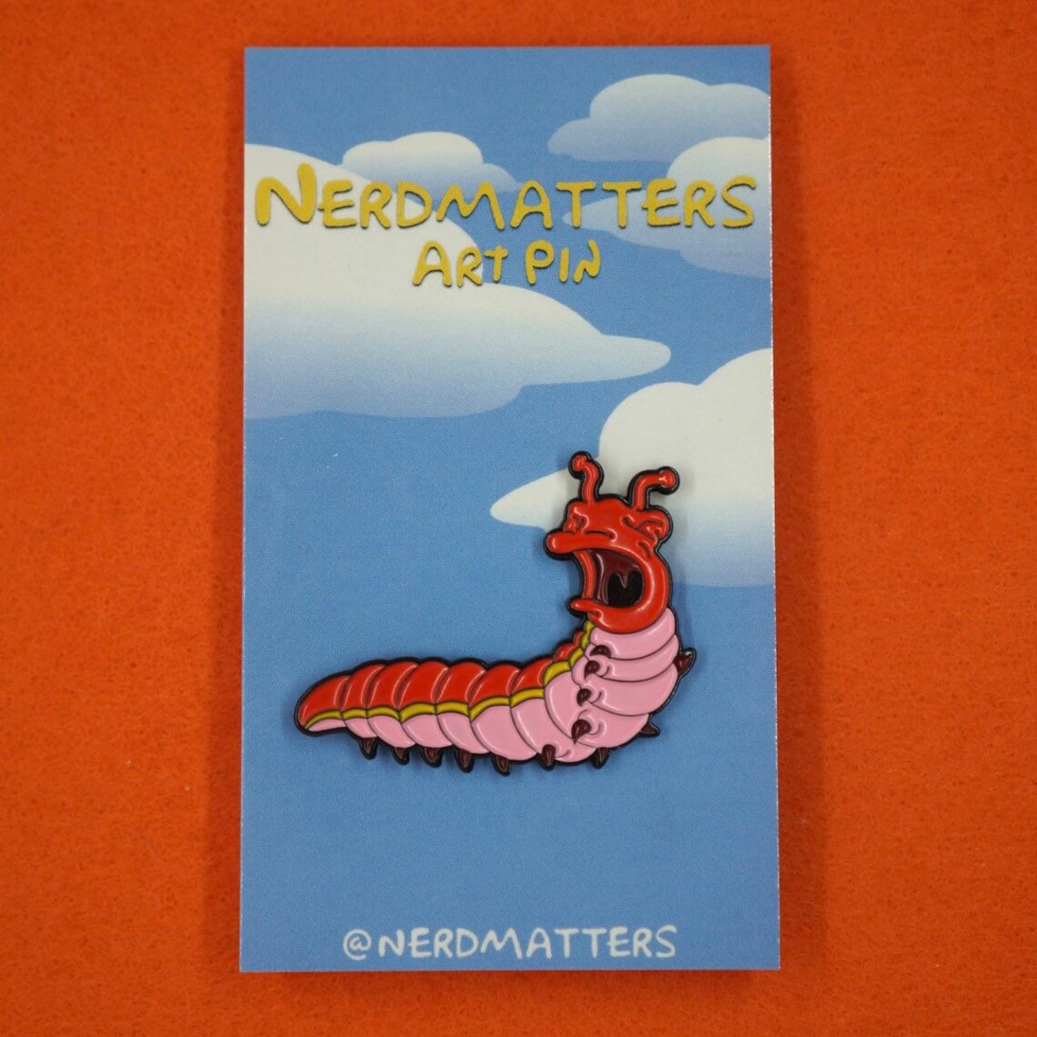 The Simpsons Screamapillar Enamel Pin | Etsy