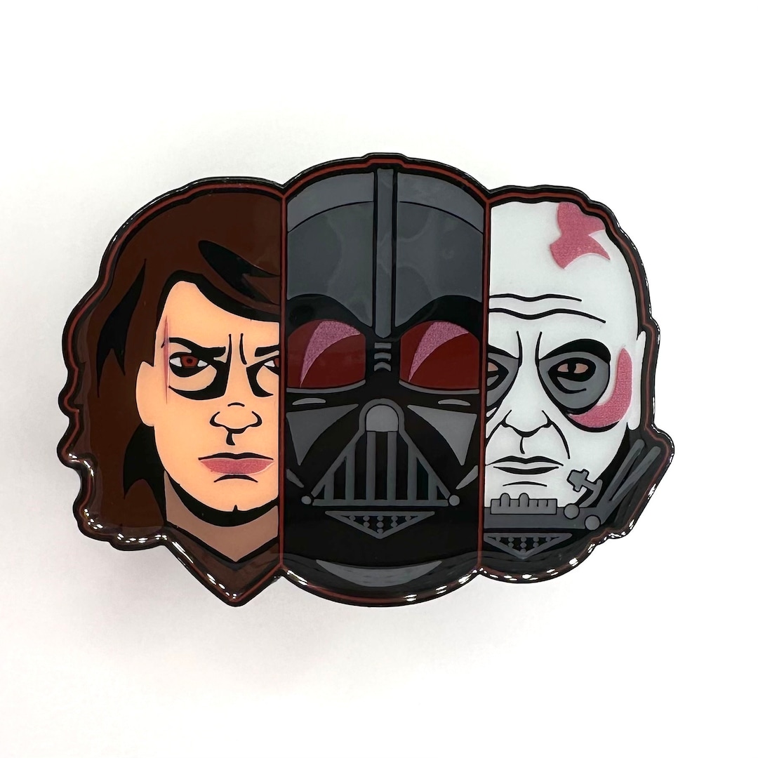 ROTJ 40th Anniversary Dark Lord Legacy Pin With Sticker - Etsy