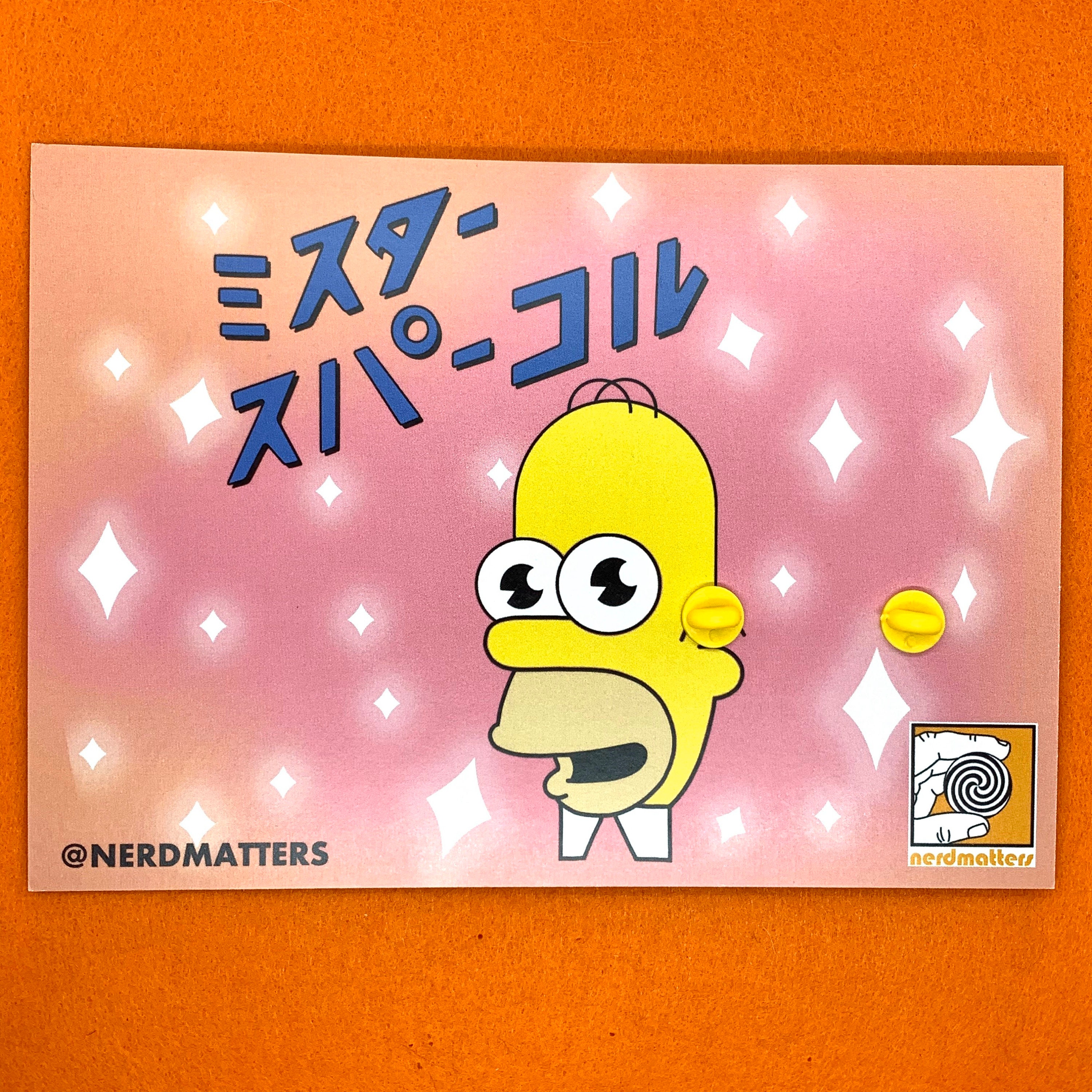 The Simpsons Mr. Sparkle Fish Bulb Patch and Pin Set | Etsy