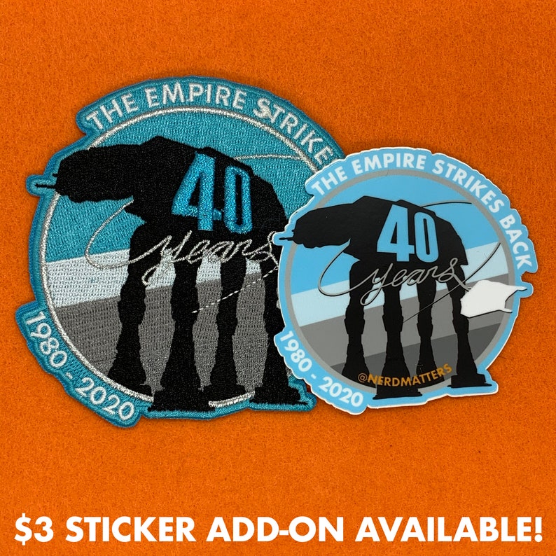 ESB 40th Anniversary Patch and Sticker - Etsy