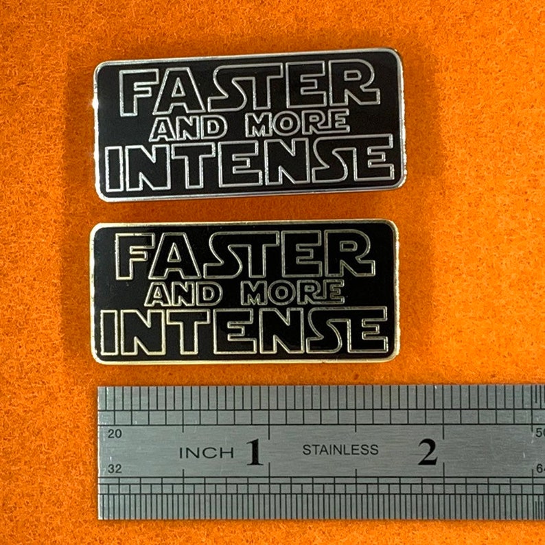 George Lucas Faster and More Intense Enamel Pin - Etsy