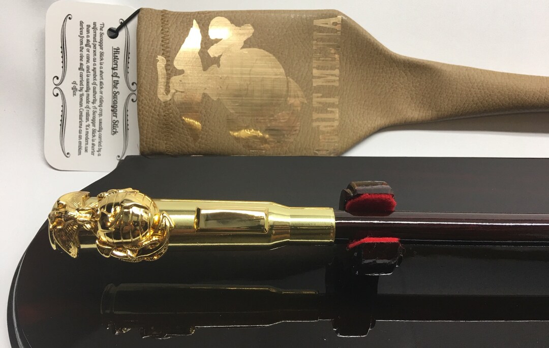 Authentic Handcrafted Military Swagger Stick Customizable to Your ...