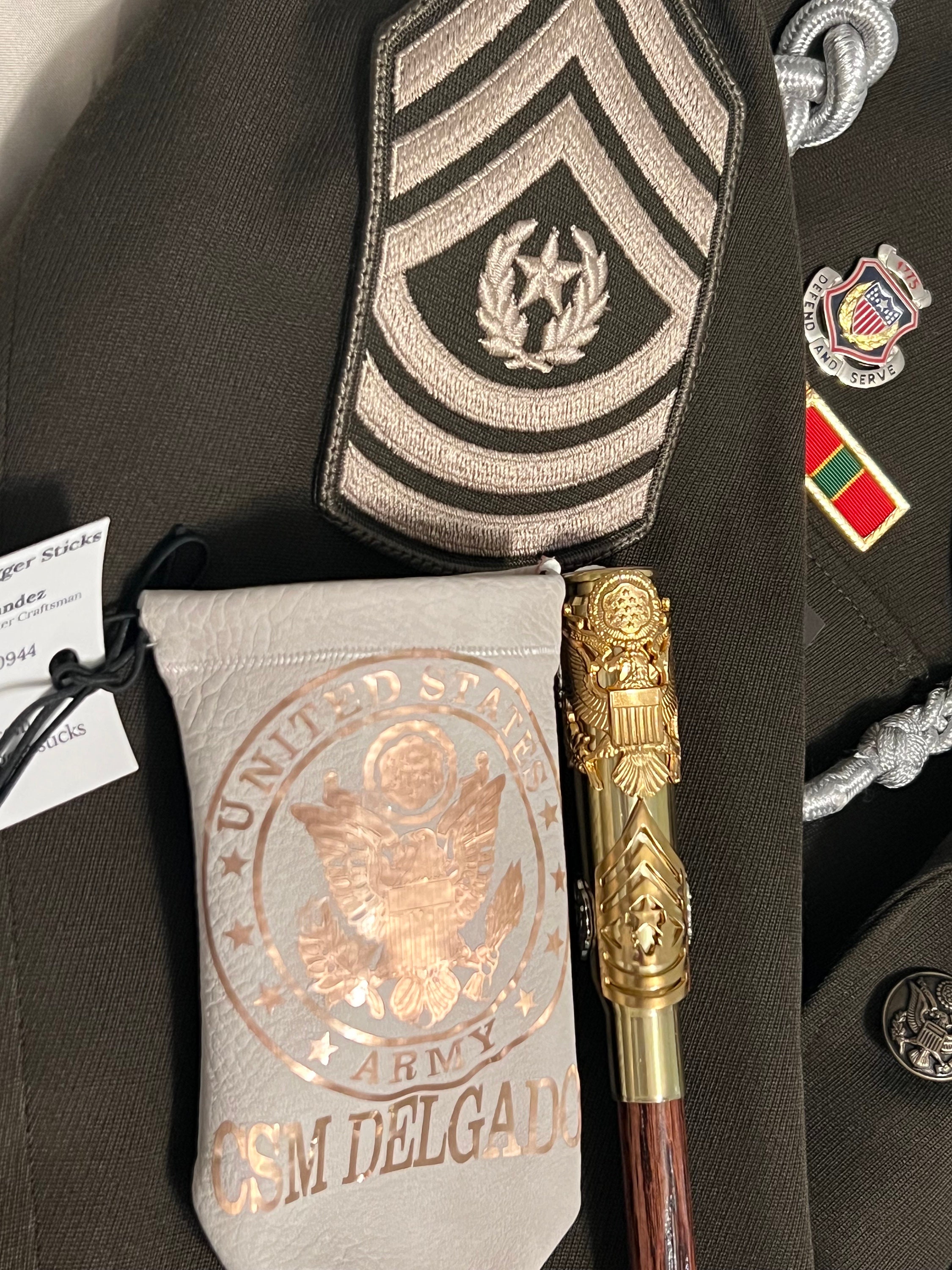 Authentic Handcrafted Military Swagger Stick Customizable to - Etsy