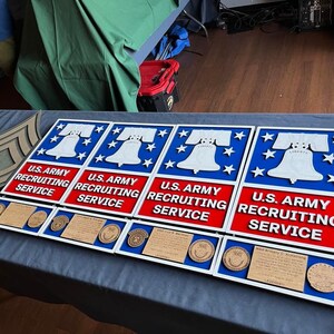 Army Rank Plaque Promotion Personalized Military PCS Award Custom ...