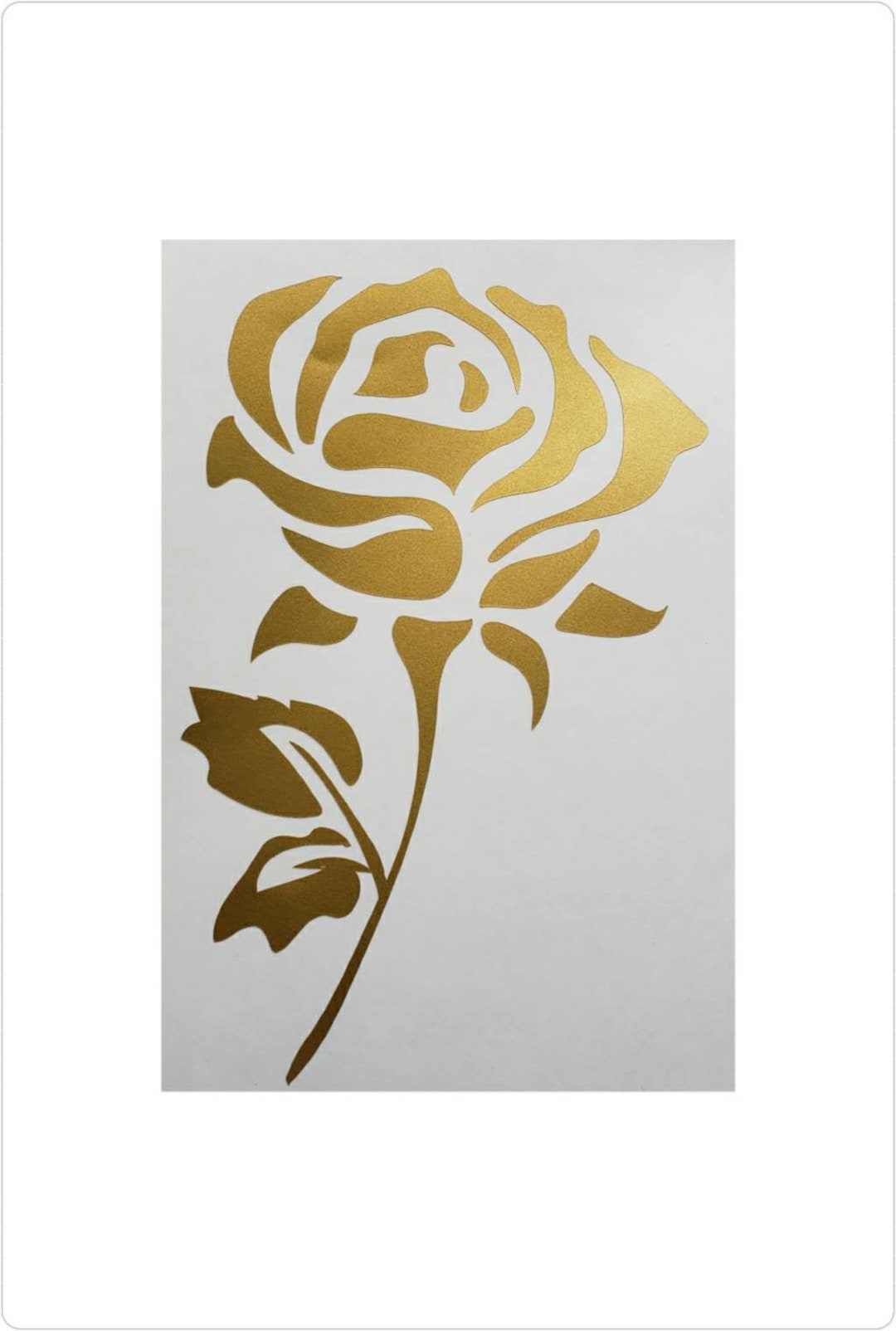 Rose Vinyl Decal Car Logo Decal Rose Decal Stickers. Decals for Cars ...