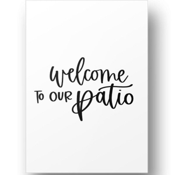 Patio Decal - Etsy
