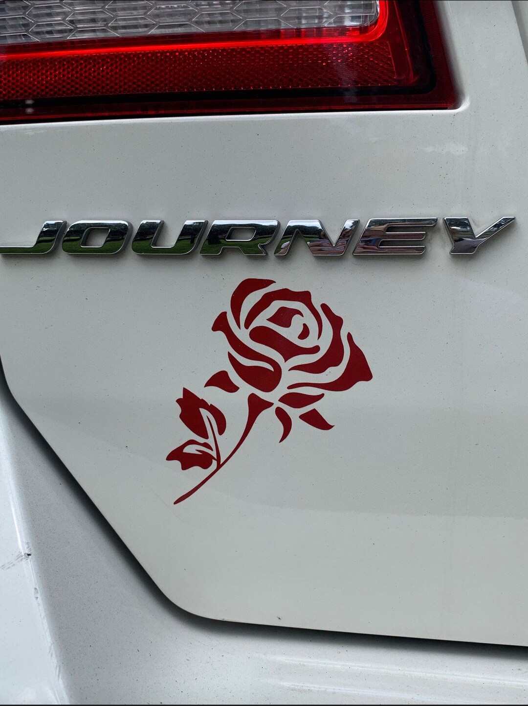 Rose Decal. 3 and 5 Pack Vinyl Sticker. Car Logo Decal. Rose Decal ...