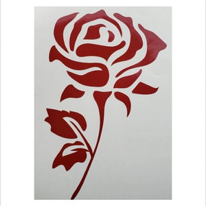 Rose Decal. 3 and 5 Pack Vinyl Sticker. Car Logo Decal. Rose - Etsy