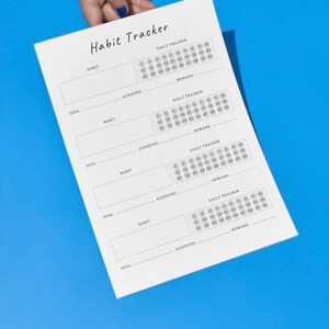 Habit Tracker. Canva Website Template. Website Canva Template. Editable ...