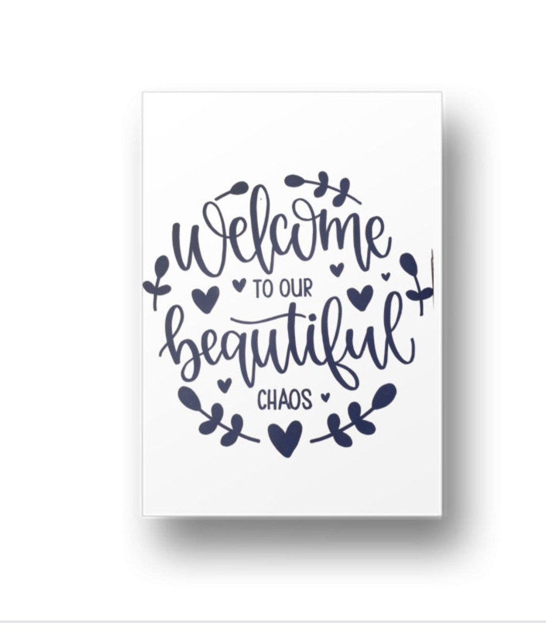 Welcome to Our Beautiful Chaos Decal. Vinyl Decal. Decals for - Etsy