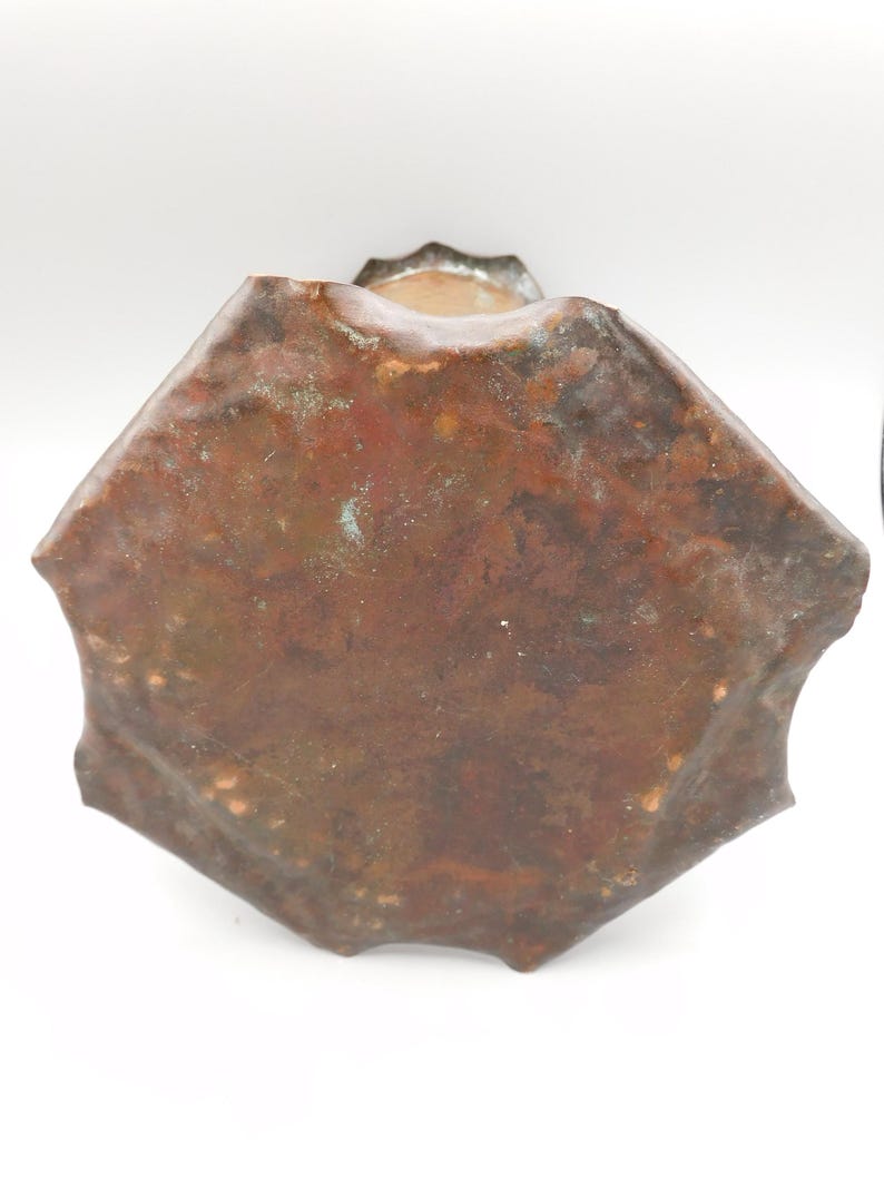 Arts and Crafts Hammered Copper Vase - Etsy