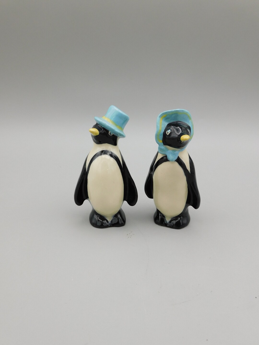 Ceramic Art Studios Penguin Figures Male and Female - Etsy