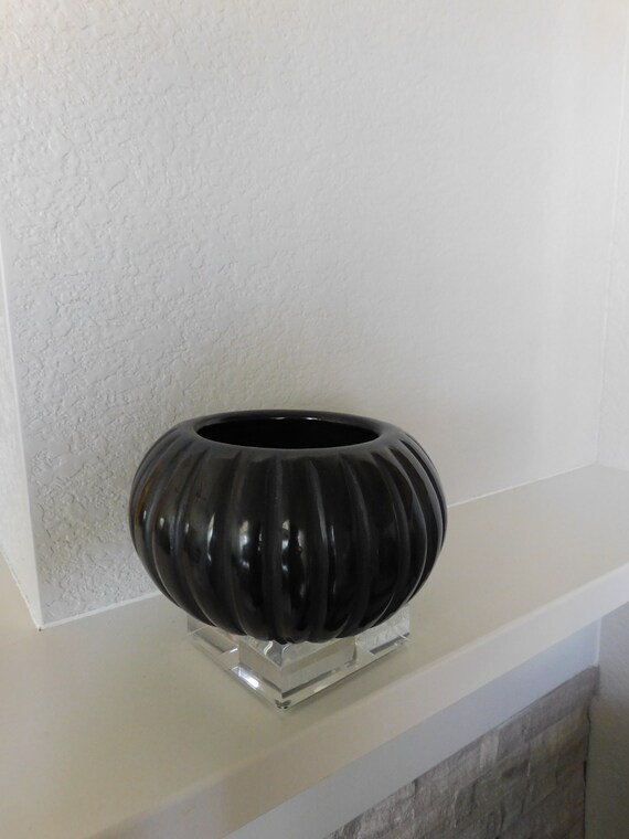 Angela Baca Santa Clara Pueblo Pottery Vase | Etsy