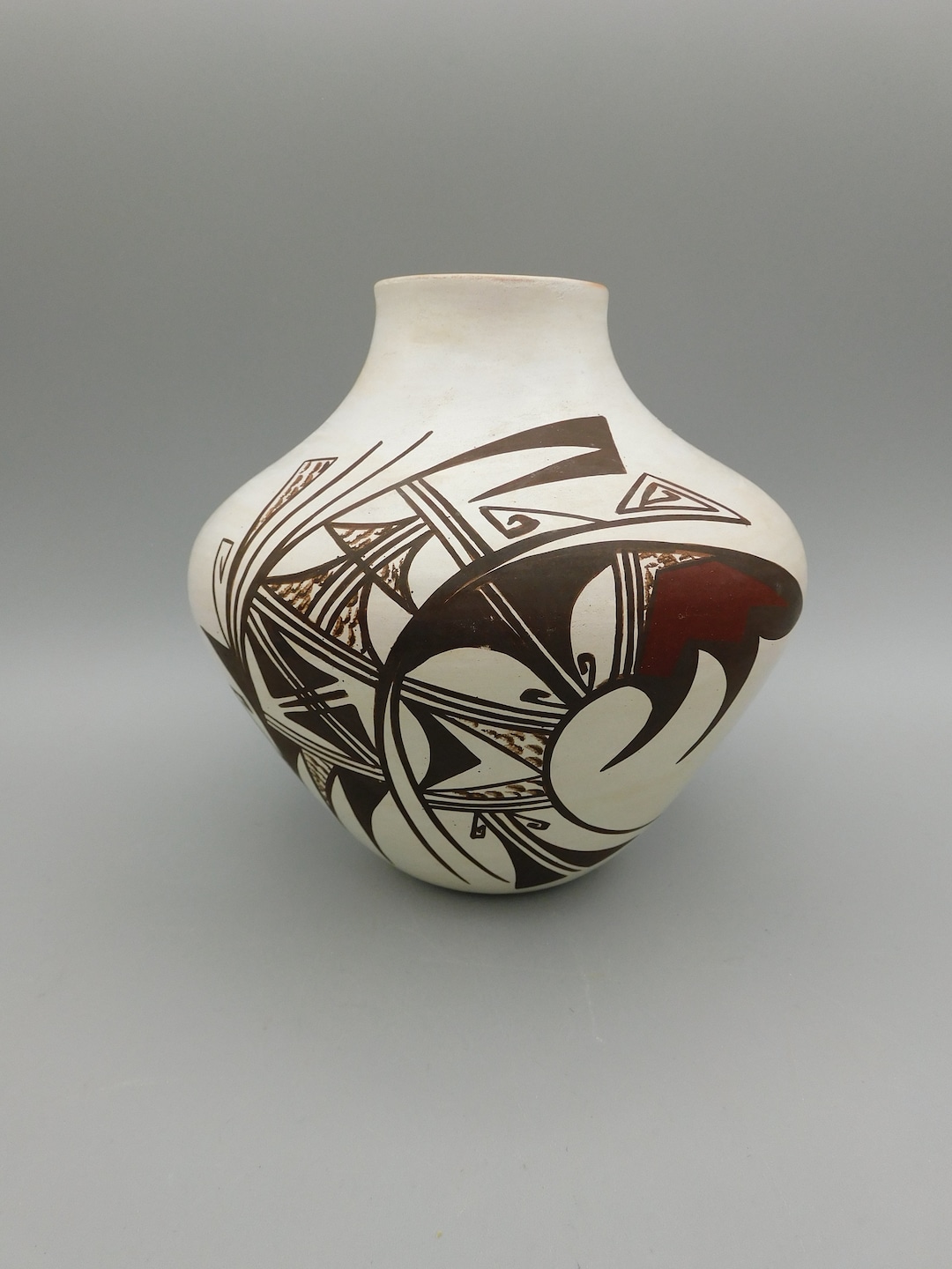 Donna Navasie-robertson Hopi Pottery Polychrome Vase - Etsy