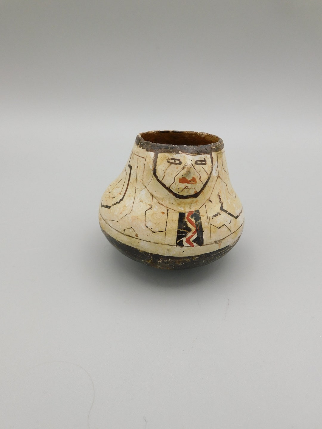 Vintage Shipibo Peruvian Pottery Figural Vase - Etsy