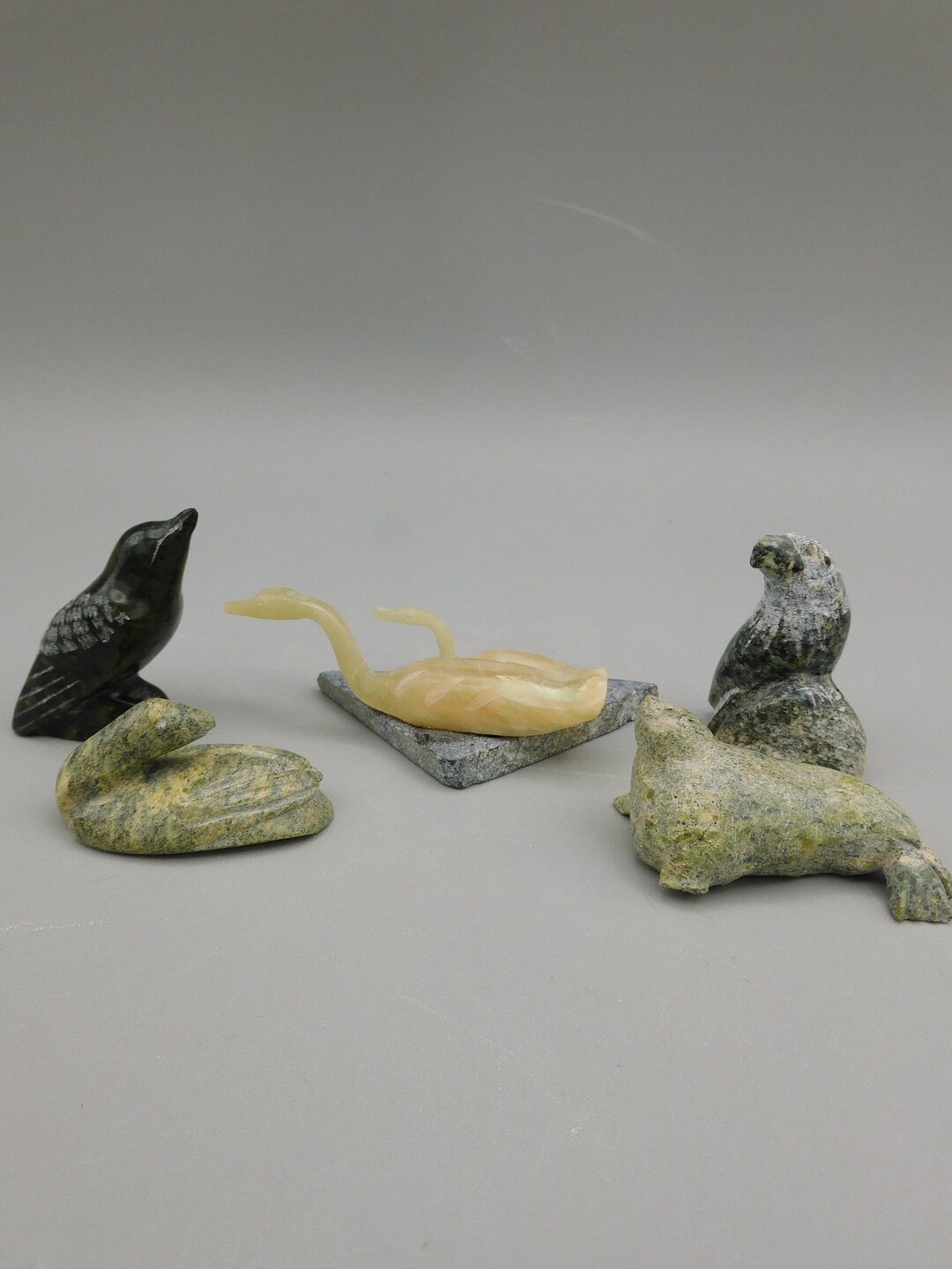 Five Inuit Miniature Carvings - Etsy