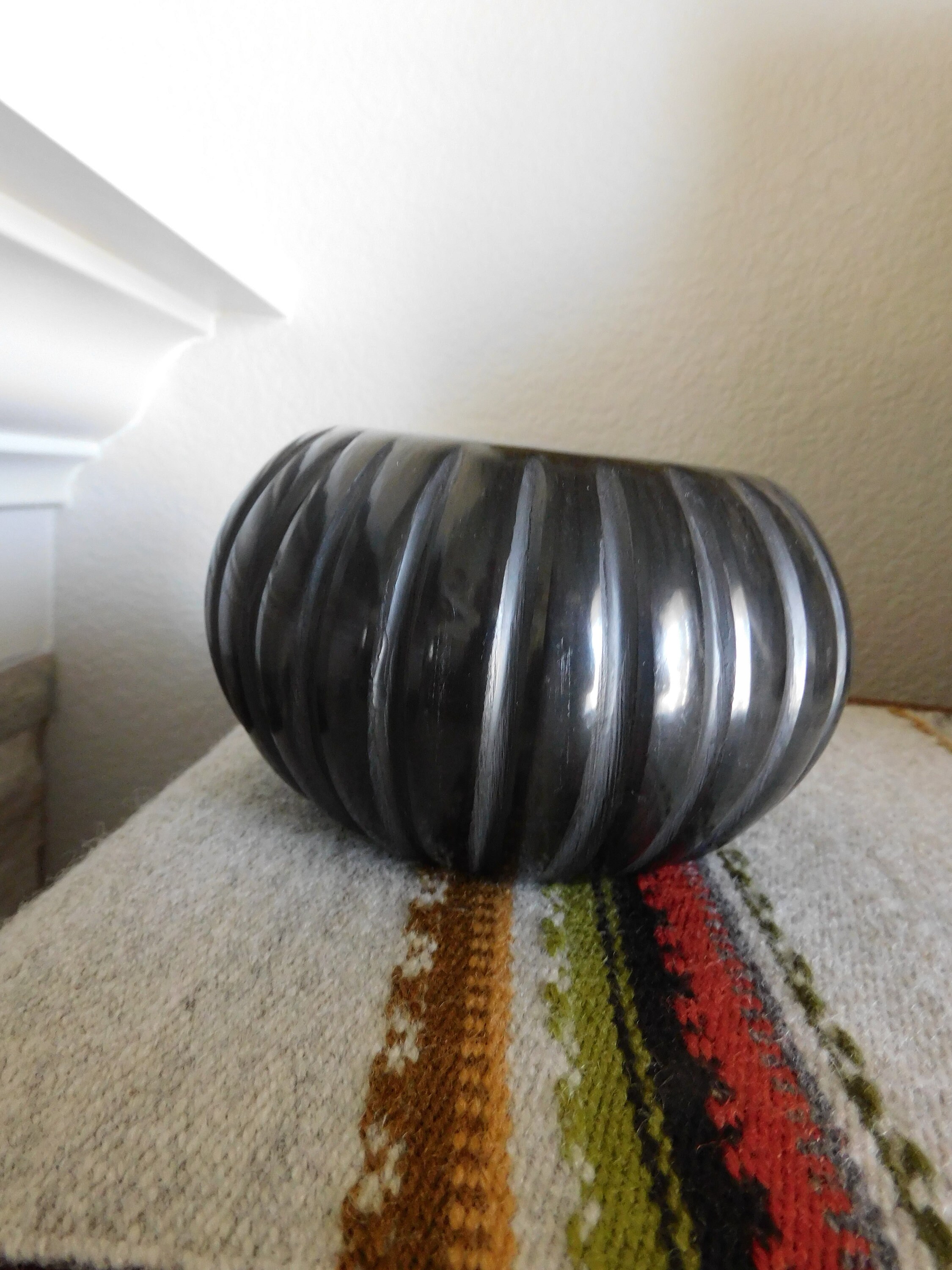 Angela Baca Santa Clara Pueblo Pottery Vase | Etsy