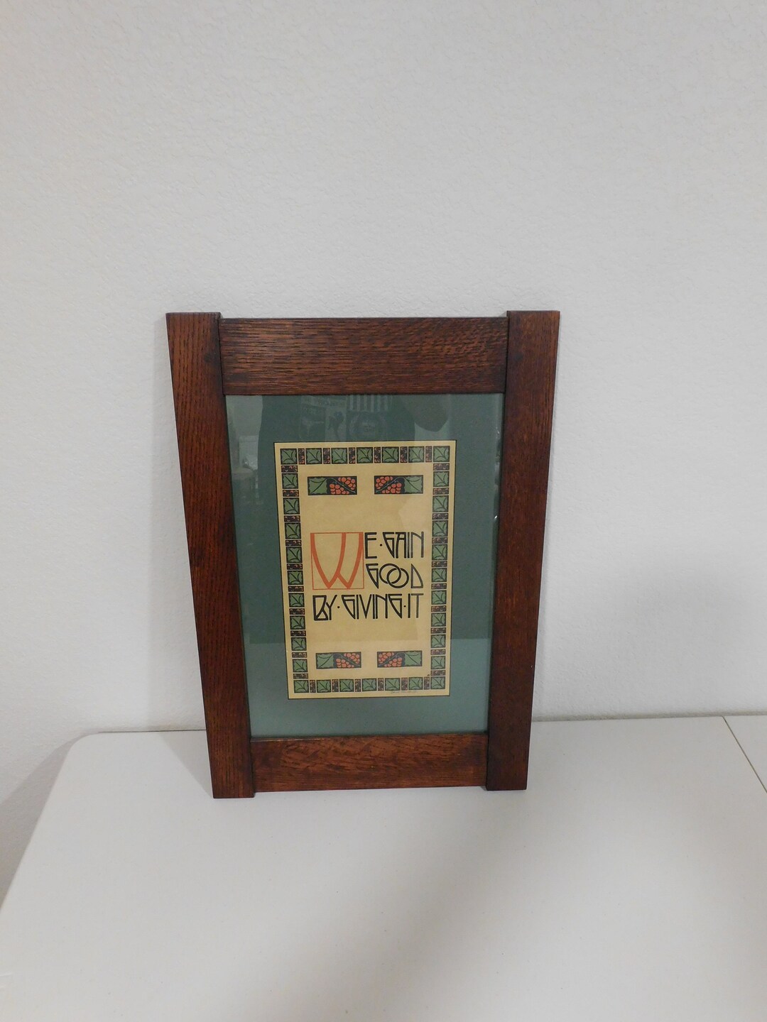 Mission Oak Arts and Crafts Framed Print Dard Hunter Frame - Etsy