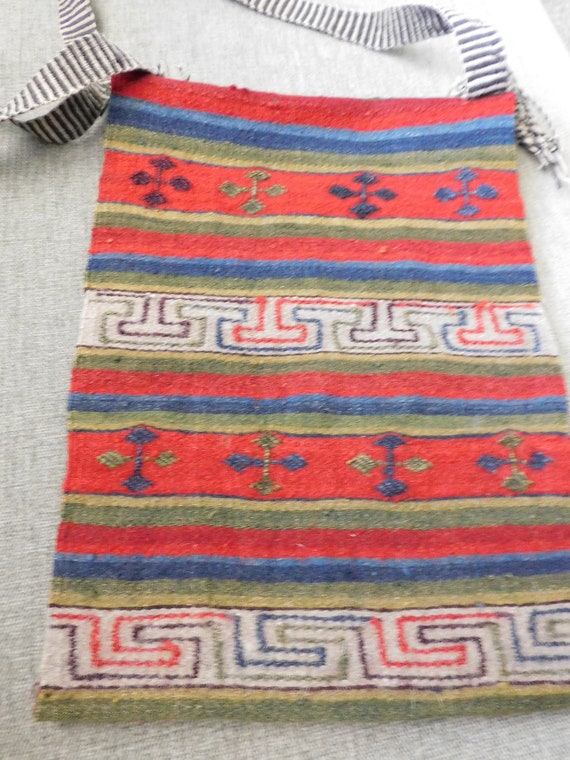 Vintage Peruvian Wool Bag - Gem