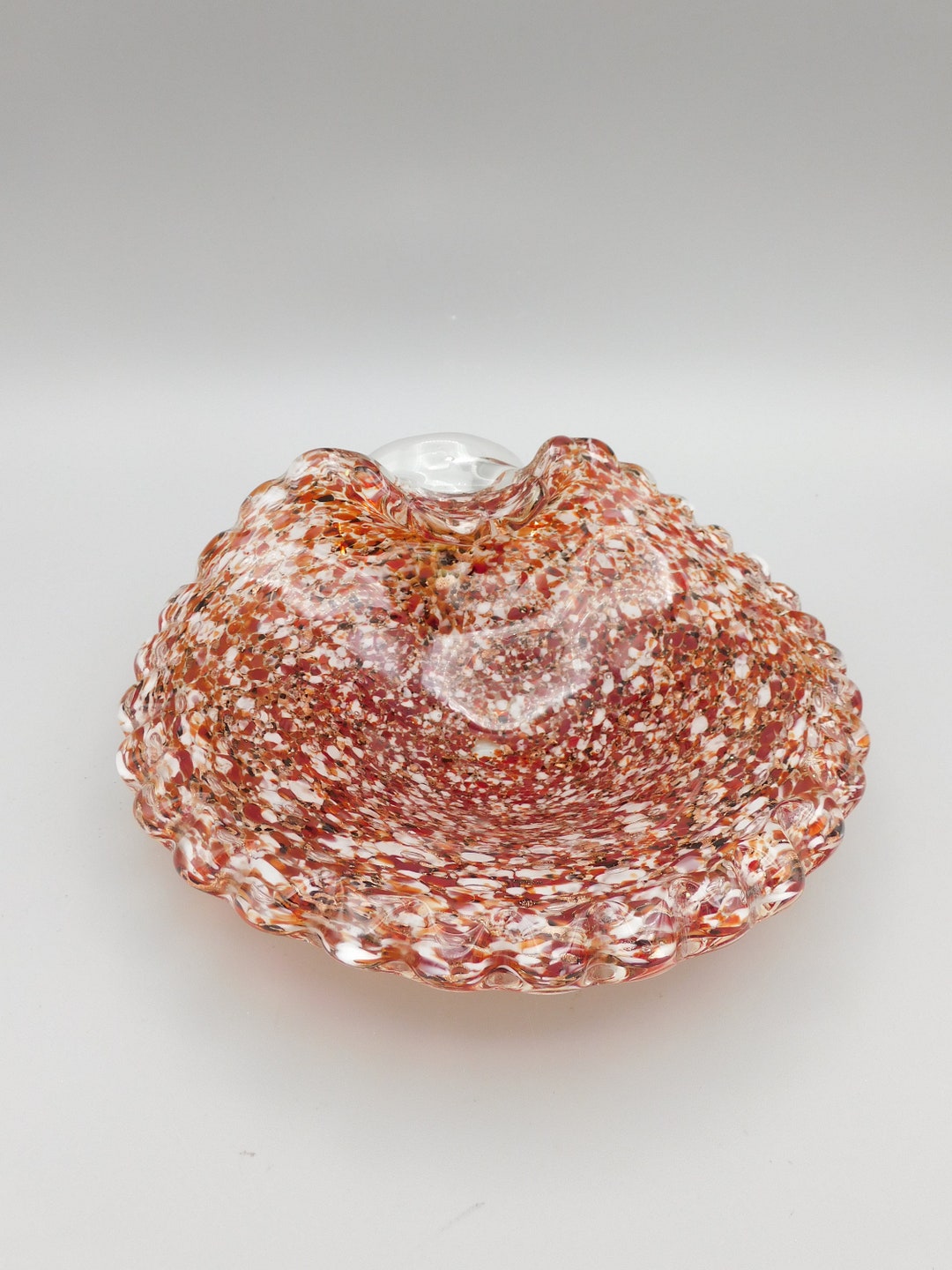 Murano Free Form Biomorphic End of Day Art Glass Bowl - Etsy