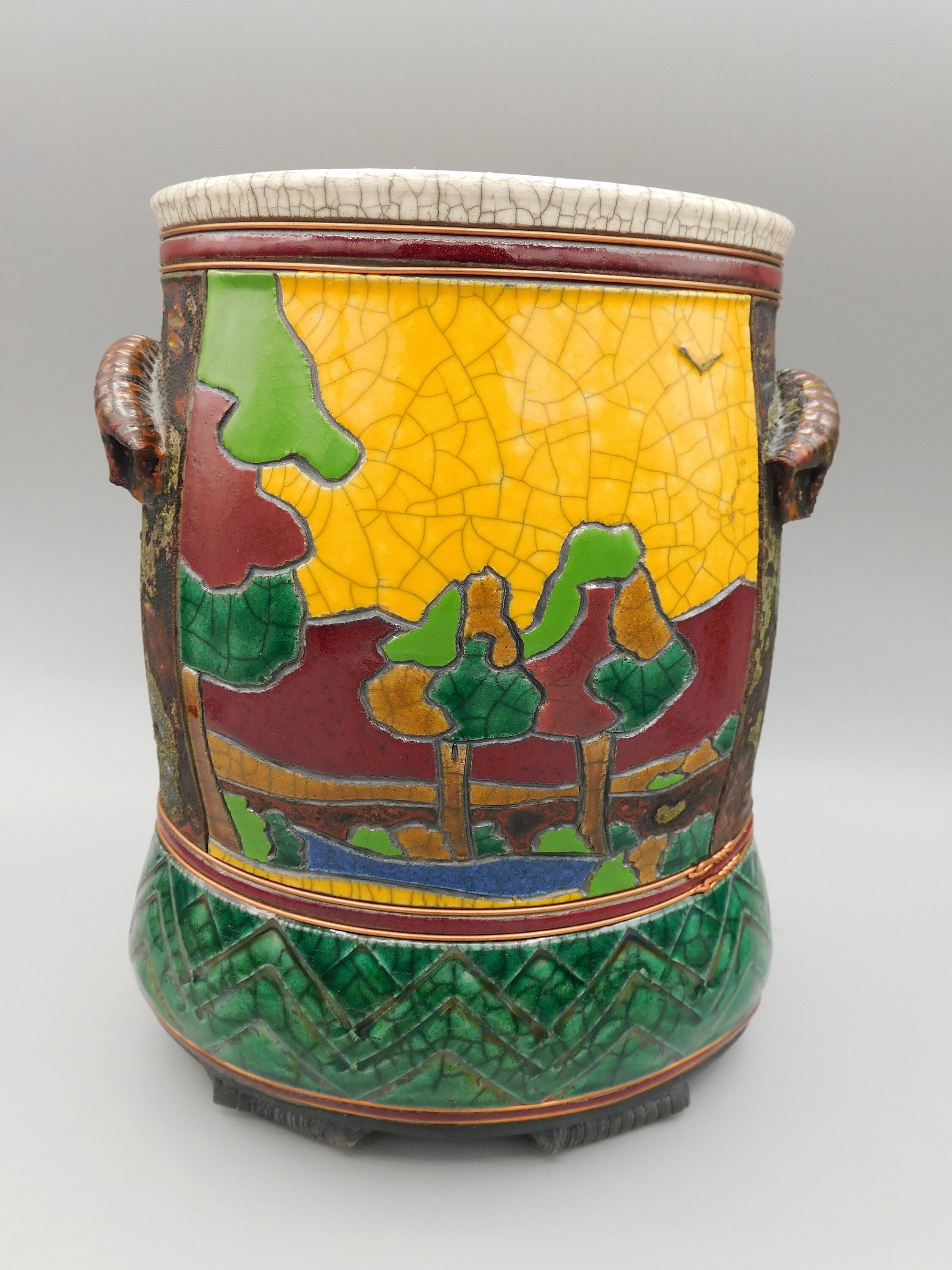 Richard Gruchella Carrin Rosetti Arts and Crafts Pottery Vase - Etsy Canada