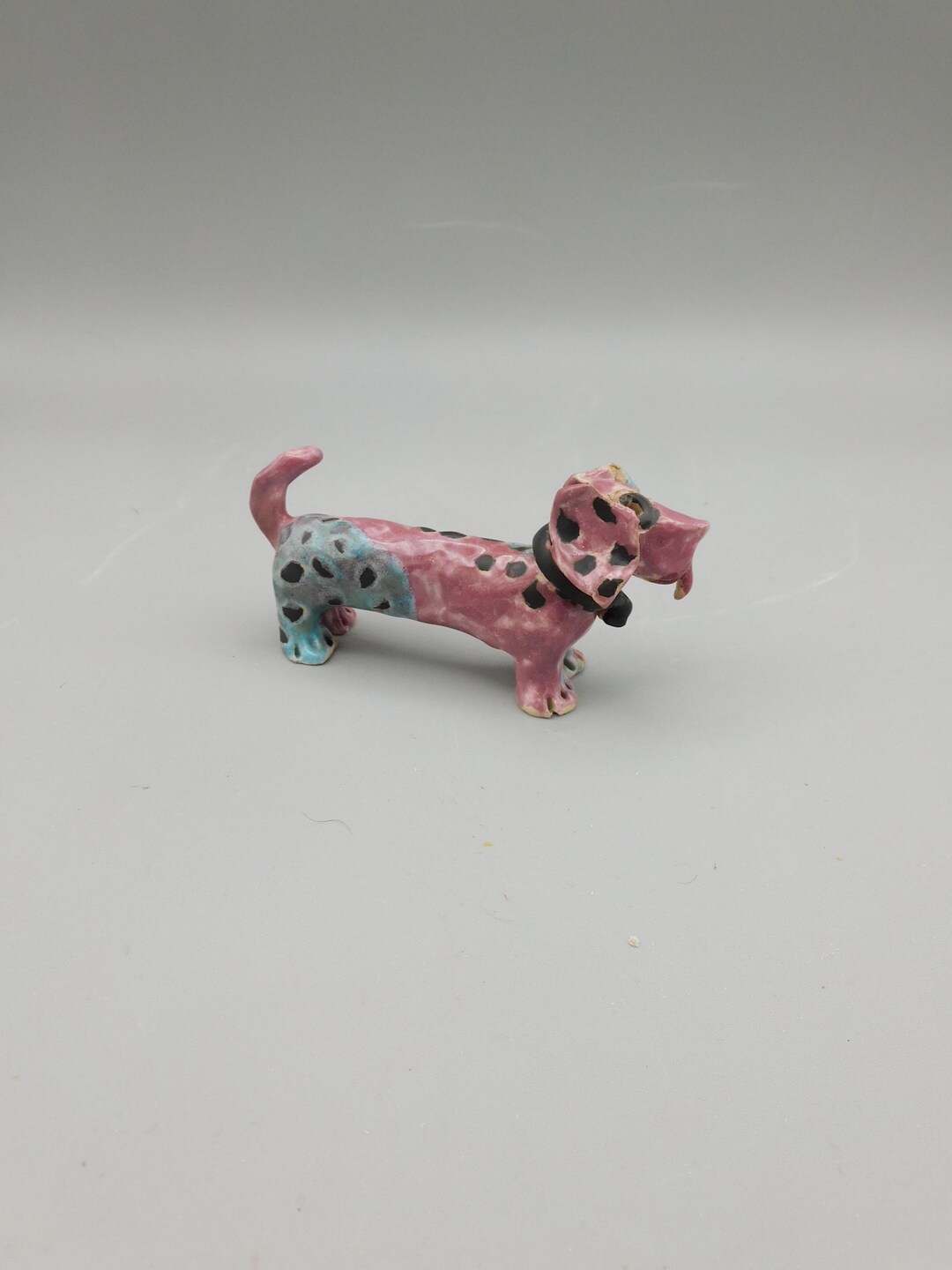 Overbeck Pottery Dog Figure - Etsy