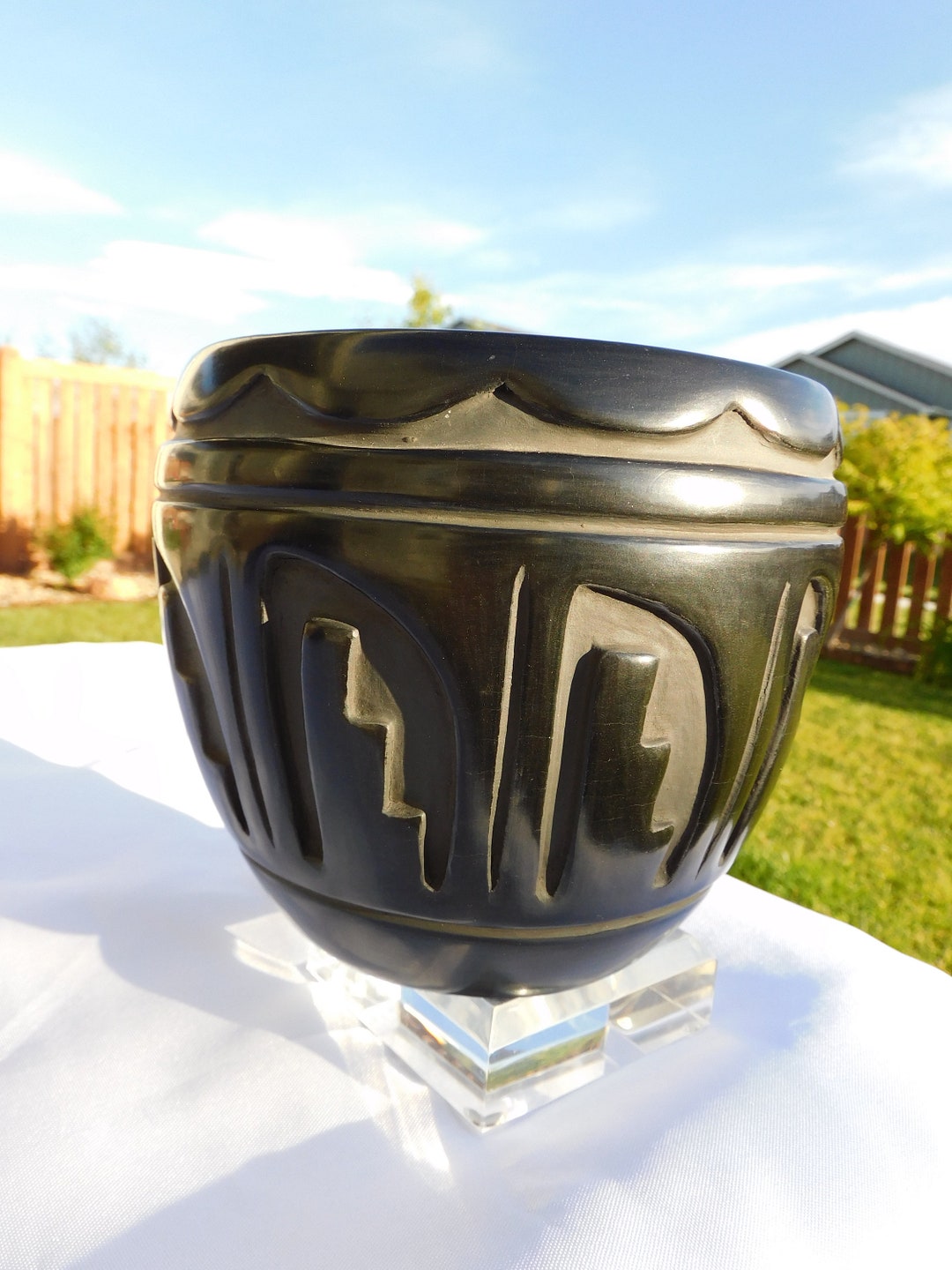 Mary Singer Santa Clara Pueblo Pottery Vase - Etsy